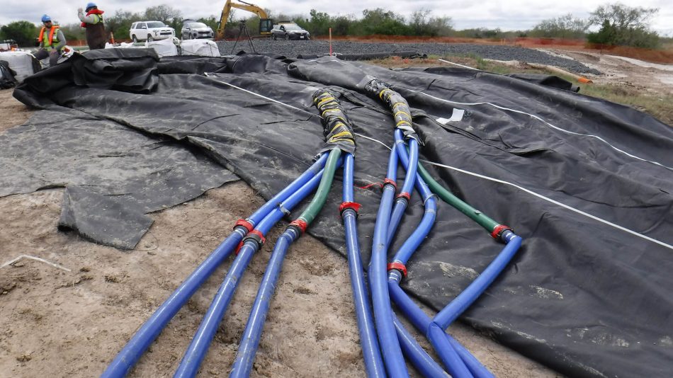 NORM Cleanup Site Isolation Project | Aqua Dam, Inc.