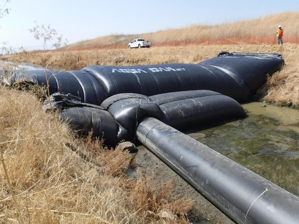 Flume Pipes, Dixon, California Project | Aqua Dam, Inc.