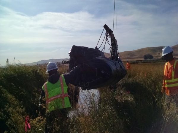 MOTCO Wetlands Channel Plug Project Gallery | AquaDam