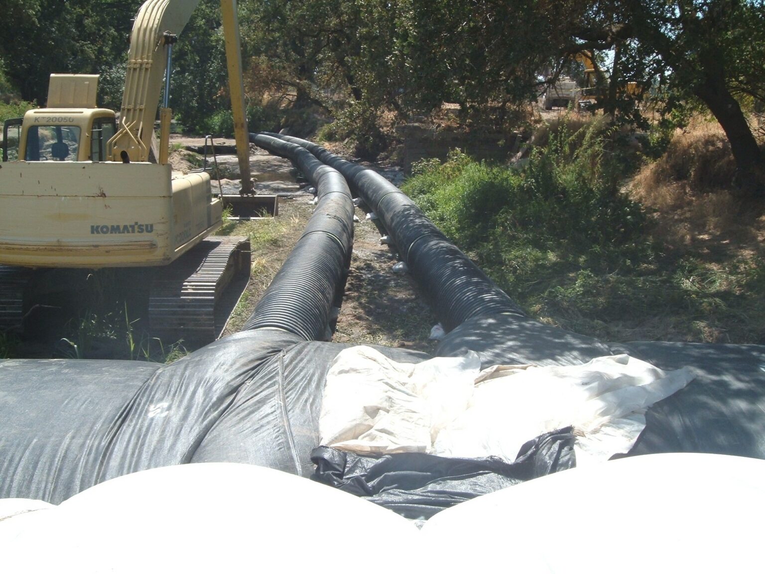 Culvert Isolation Rio Linda, CA 2004 - AquaDam